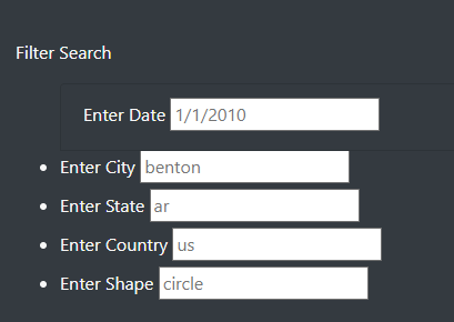GitHub - statles/UFOs: UFO data using JavaScript
