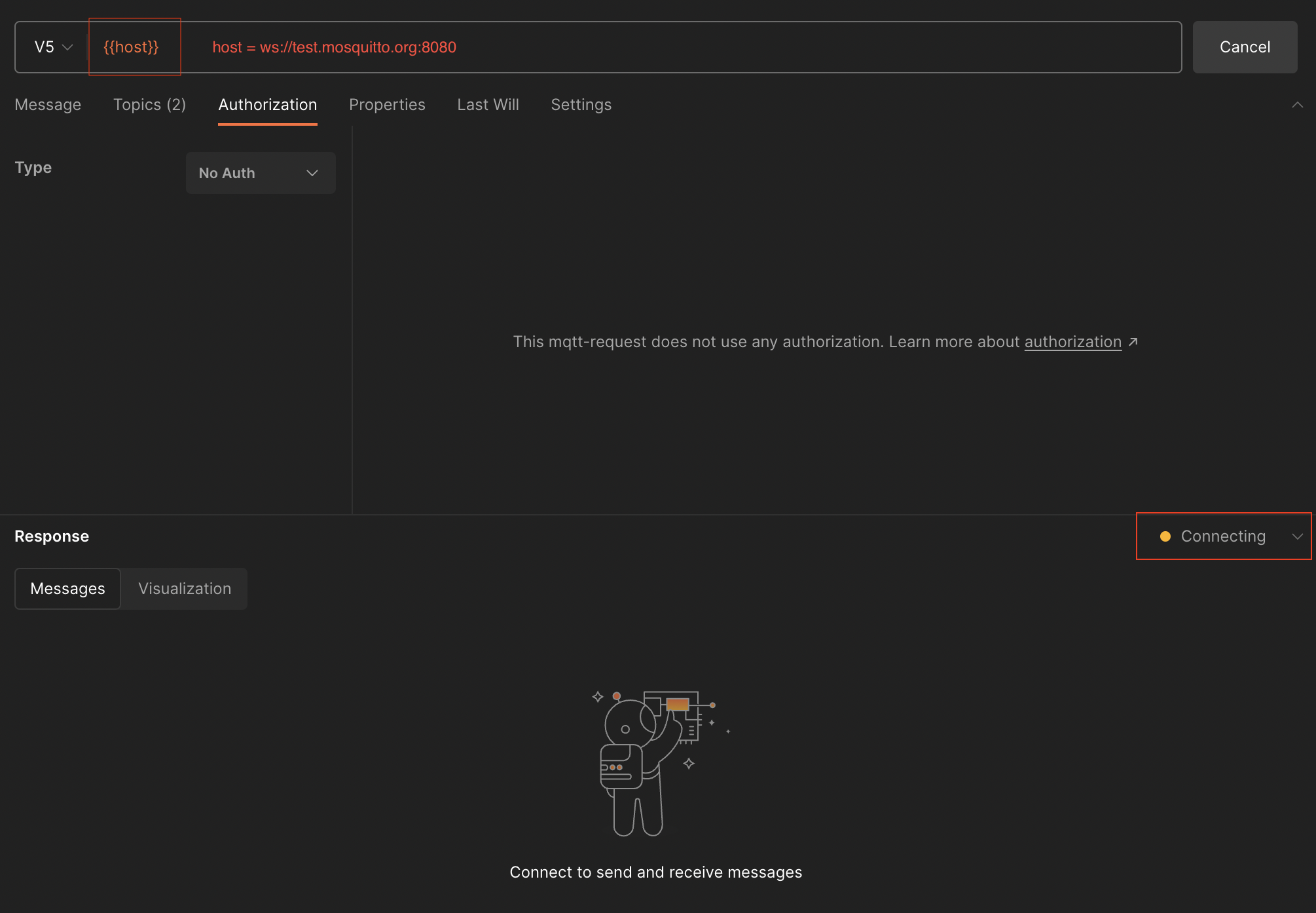 MQTT environment variable doesn't work when refering to webscoket protocol · Issue #12481 ...