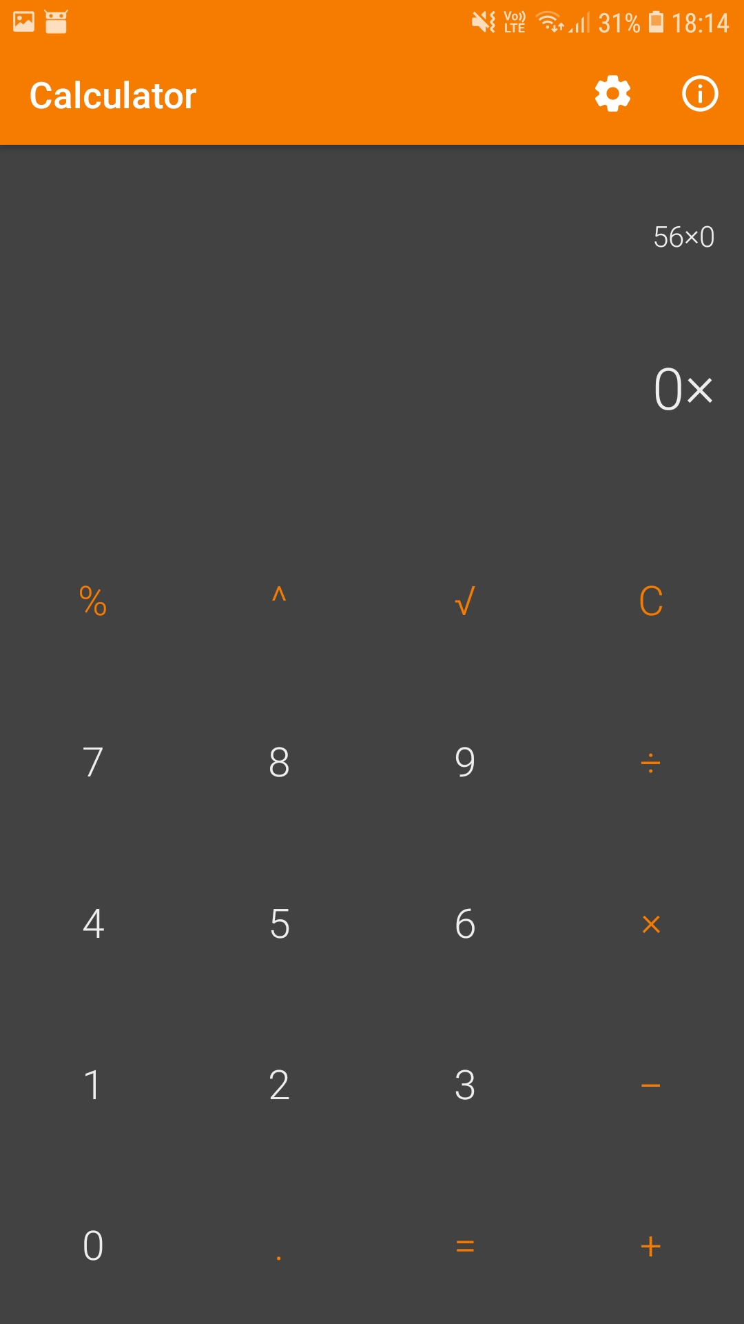 Number replaces 0 after using the x operator · Issue #235 · SimpleMobileTools/Simple-Calculator ...