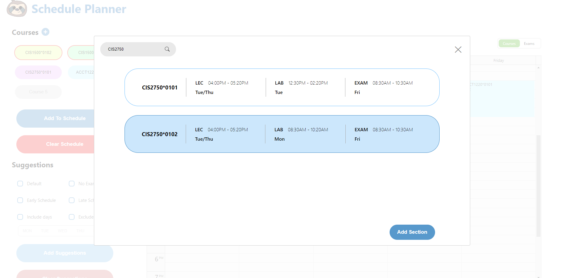GitHub - bzuraik/Scheduler: Courses Scheduler