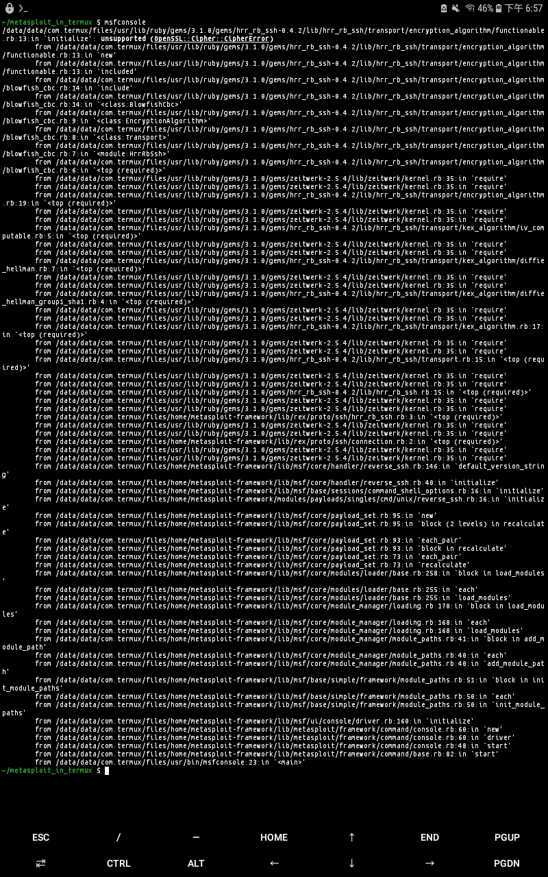 [bug] · Issue 126 · Gushmazuko Metasploit In Termux · Github