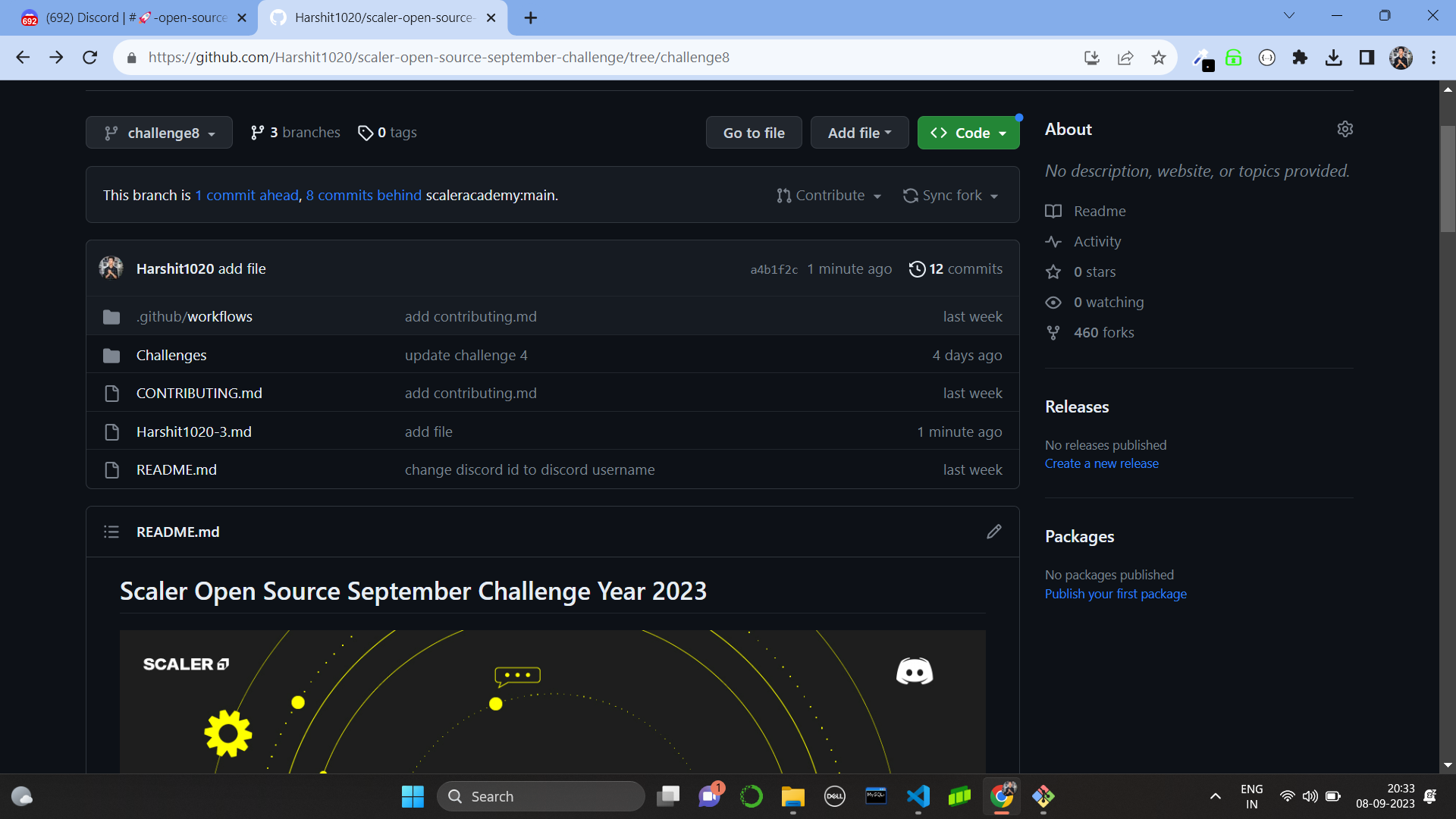 Challenge-1 [Harshit Dongre] (Harshit Dongre#9433) · Issue #329 · scaleracademy/scaler-open ...