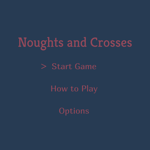GitHub - OliviaStaniaszek/Noughts-Crosses-game: summer 2021 project
