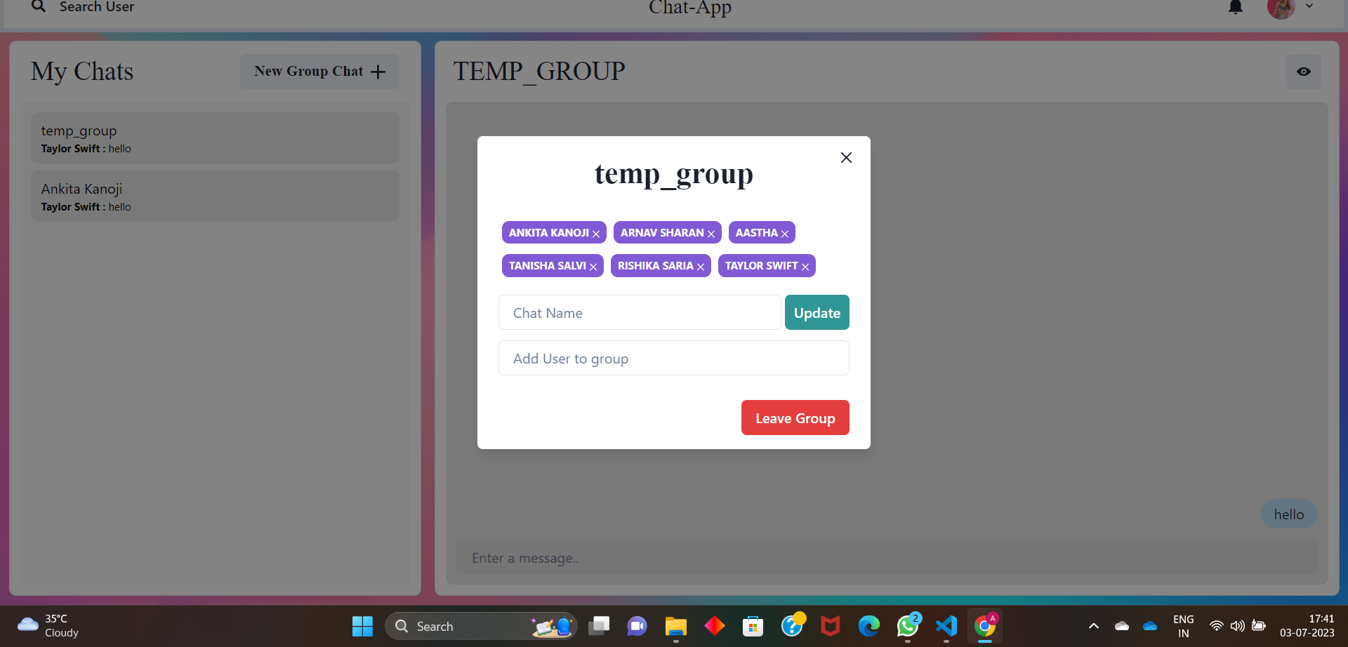 GitHub - ankitakanoji10/mern-chat-app