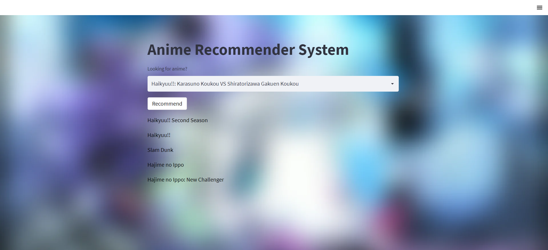 GitHub - BhanaramChoudhary/Anime-Recommendation-System: This is anime ...