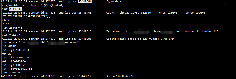 data row is smaller than a column index, inter schema representation is ...
