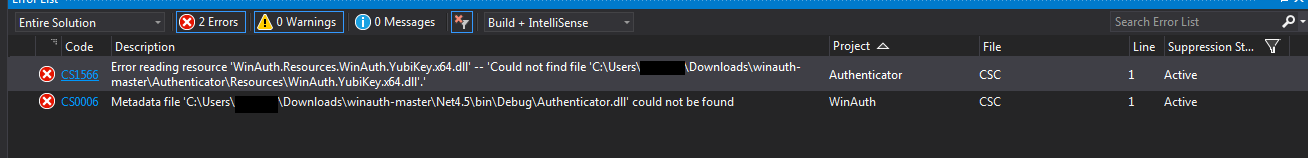 Compiling · Issue #549 · winauth/winauth · GitHub