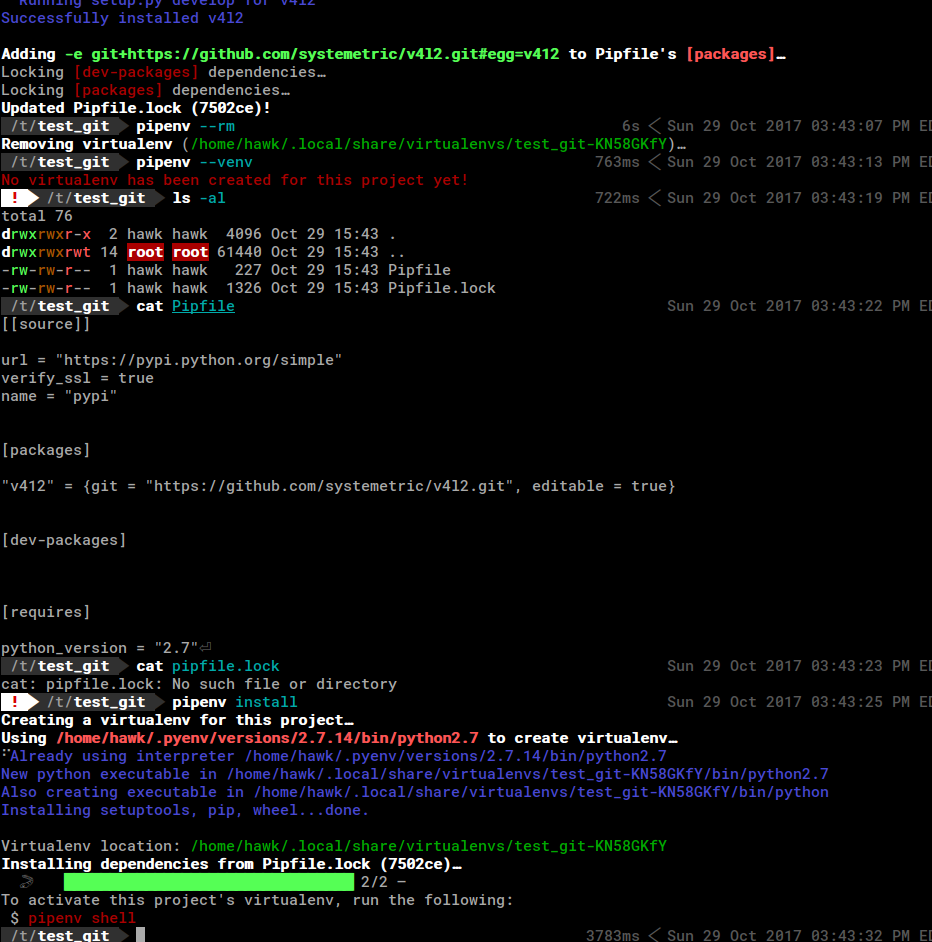 Traceback doesn't help with "Invalid file object" · Issue #943 · pypa/pipenv · GitHub