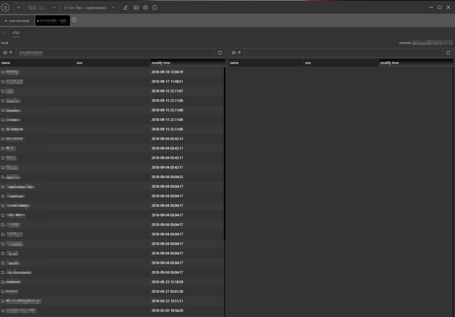 SFTP not showing remote host · Issue #814 · electerm/electerm · GitHub