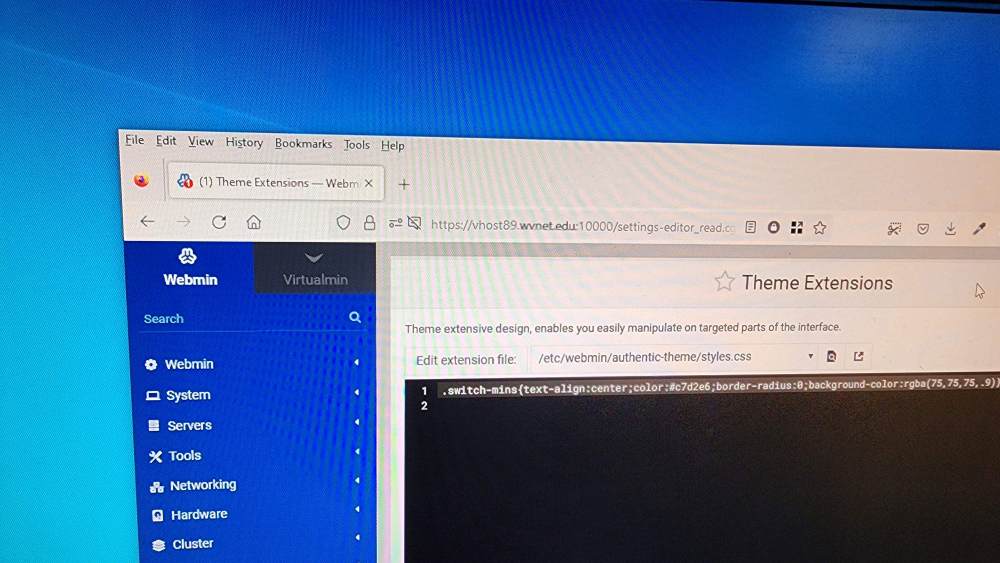 background black level too black in switch-mins · Issue #1644 · webmin/authentic-theme · GitHub