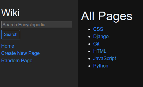 GitHub - ikdini/Project-1-Wiki: cs50 Web Programming Project 1