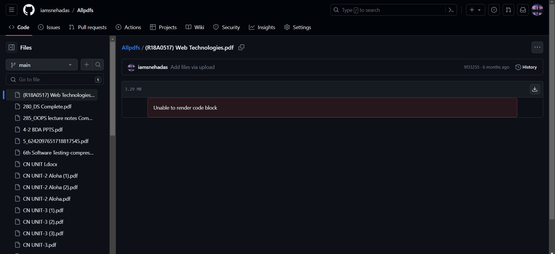 PDF files not opening in repositories · community · Discussion #64419 ...