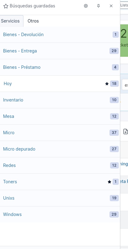 Glpi 10 Bugfixes Multiples Saved Searches Pinned As Default · Issue 13577 · Glpi Projectglpi