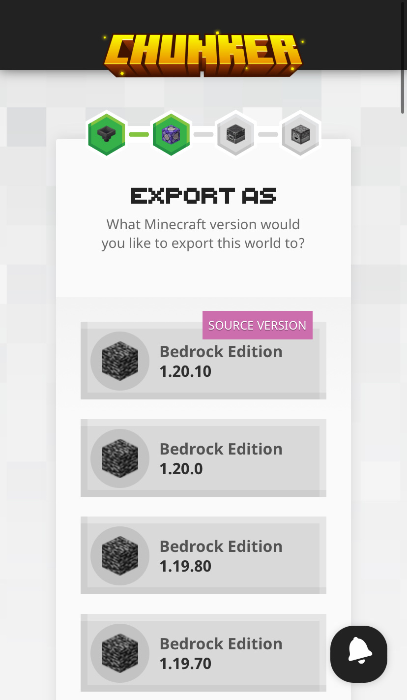 Chunker.app - Oops, failed to upload world · Issue #659 · MicrosoftDocs/minecraft-creator · GitHub
