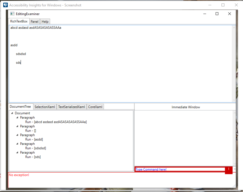 Section 508 502.3.1: (EditingExaminerDemo/edit '') The Name property of a focusable element must ...