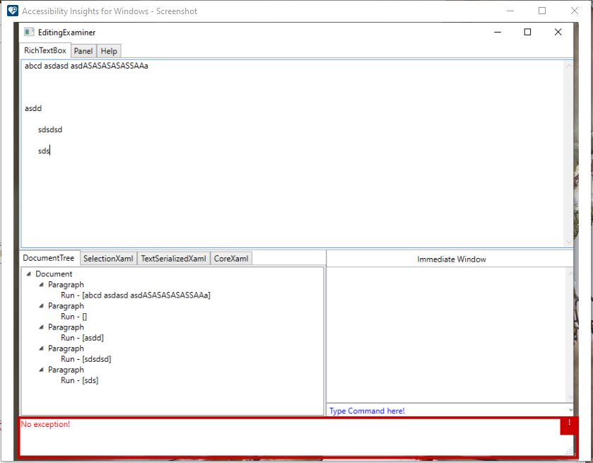 Section 508 502.3.1: (EditingExaminerDemo/edit '') The Name property of a focusable element must ...