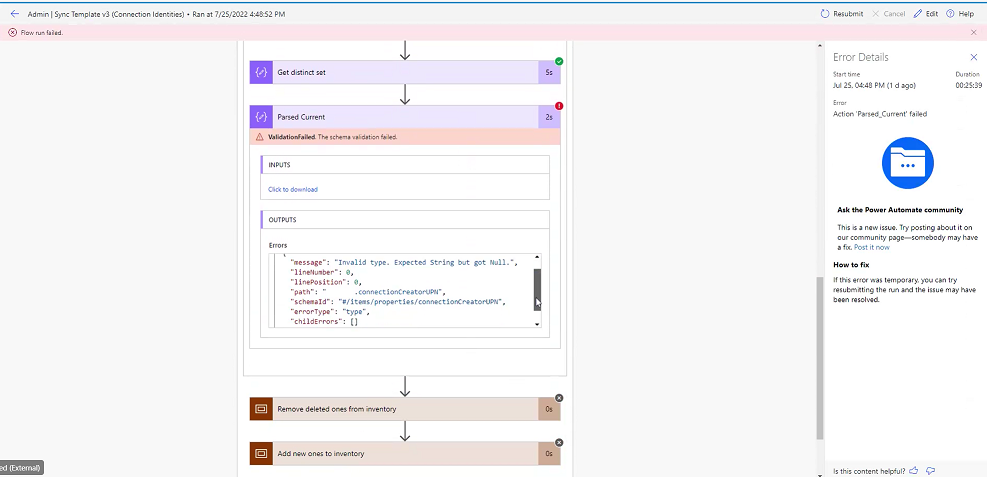 [CoE Starter Kit - BUG] Sync Template v3 (Connection Identities) Limit · Issue #3293 · microsoft ...