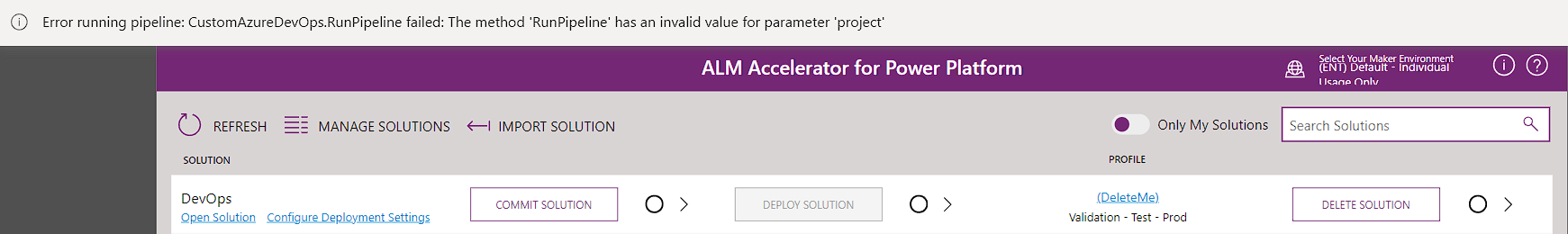 Alm Accelerator Bug Unable To Commit Solution · Issue 5182 · Microsoftcoe Starter Kit