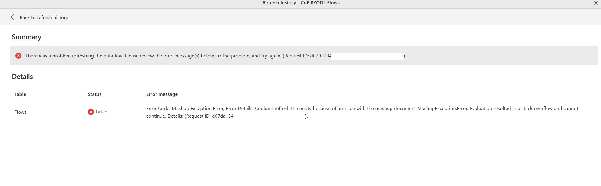 Coe Starter Kit Bug Mashup Exception Error · Issue 6153 