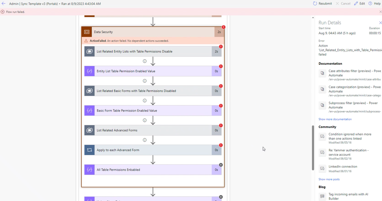 [CoE Starter Kit - BUG] Admin | Sync Template v3 (Portal) Permission Error · Issue #6303 ...