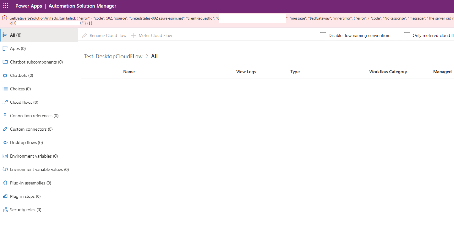 [Automation - BUG] Unable to Meter Solution · Issue #340 · microsoft/powercat-automation-kit ...
