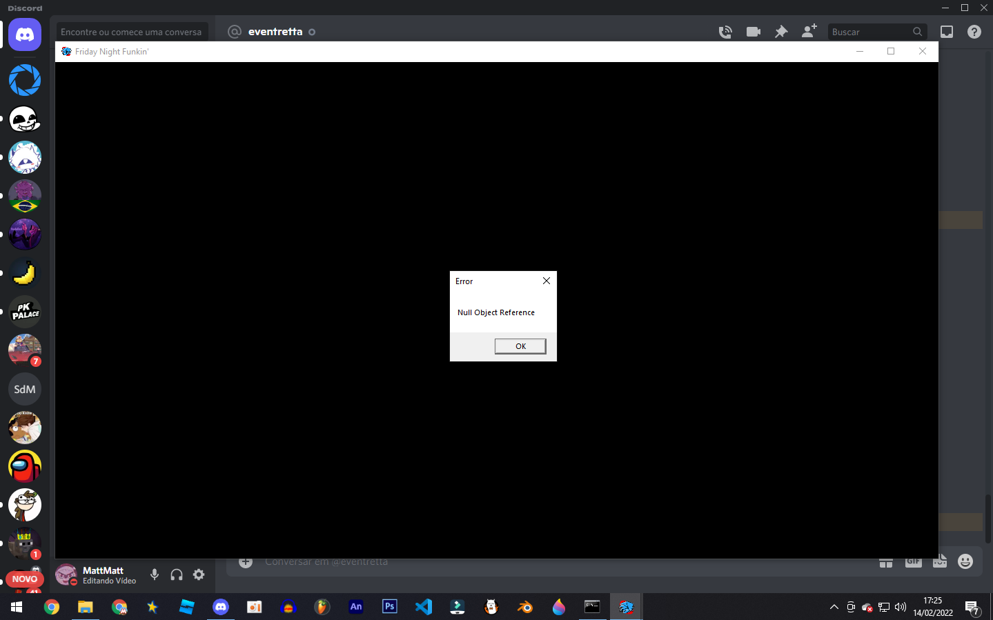 Null Object Reference when compile the game · KadeArchive Kade-Engine · Discussion #2853 · GitHub