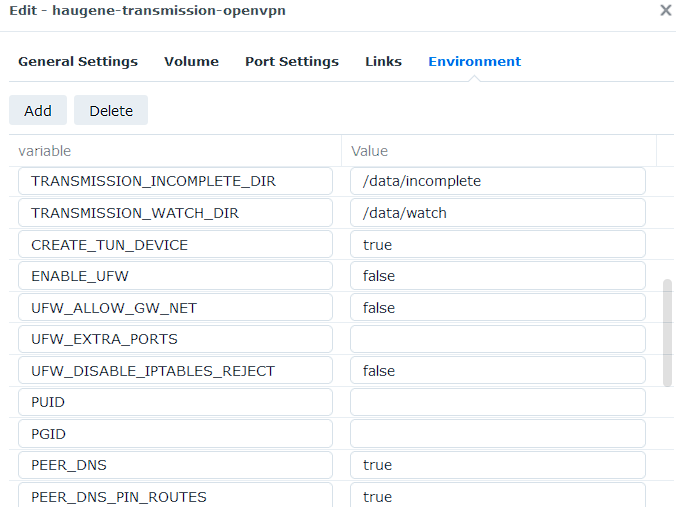 Migrated from DSM 6 to DSM 7. Docker Container No Longer Works. · Issue #2429 · haugene/docker ...