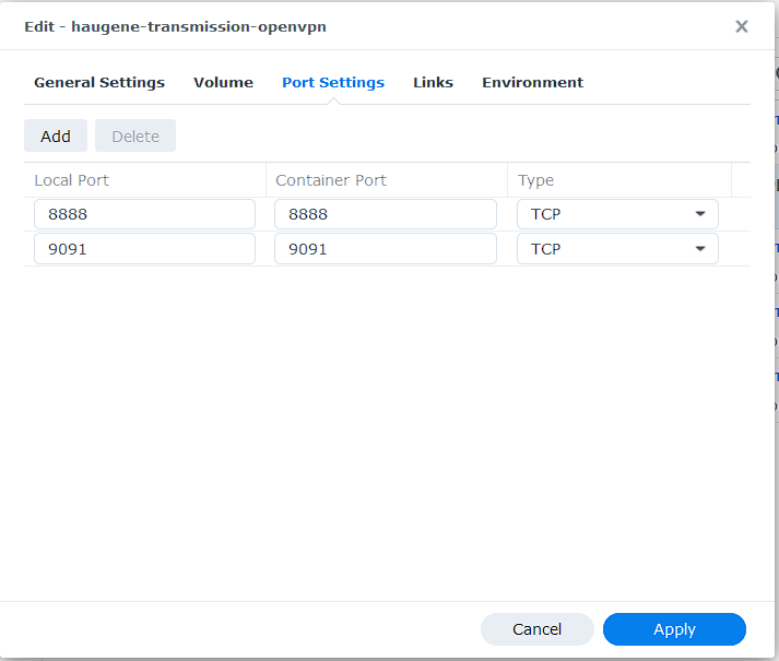 Migrated from DSM 6 to DSM 7. Docker Container No Longer Works. · Issue #2429 · haugene/docker ...