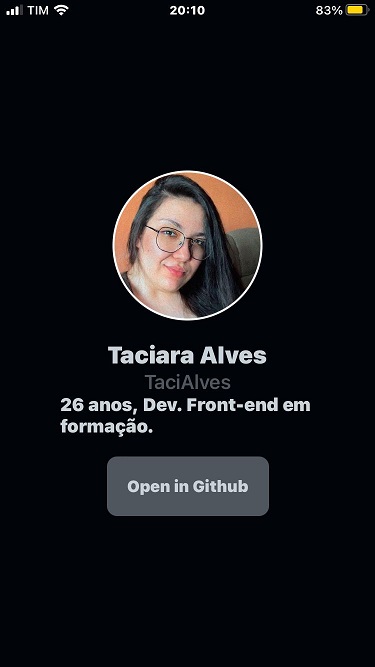 GitHub - TaciAlves/projeto-react-native