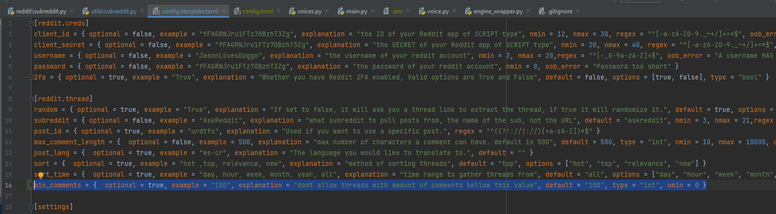 Threads without comments gives error rather than skipping it · Issue #924 · elebumm ...