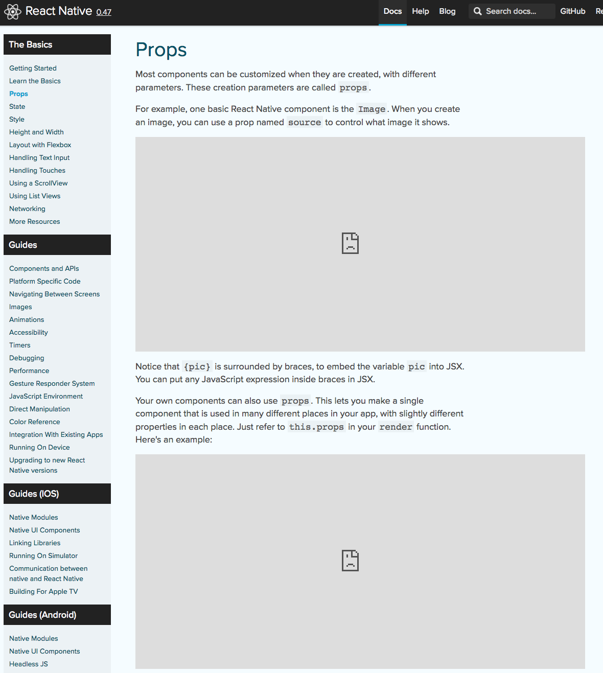 The facebook.github.io/react-native website doesn't work completely on Google Chrome · Issue ...