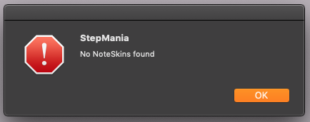"No Noteskins found" on startup on MacOS Mojave 10.14.1 · Issue #1759 ...