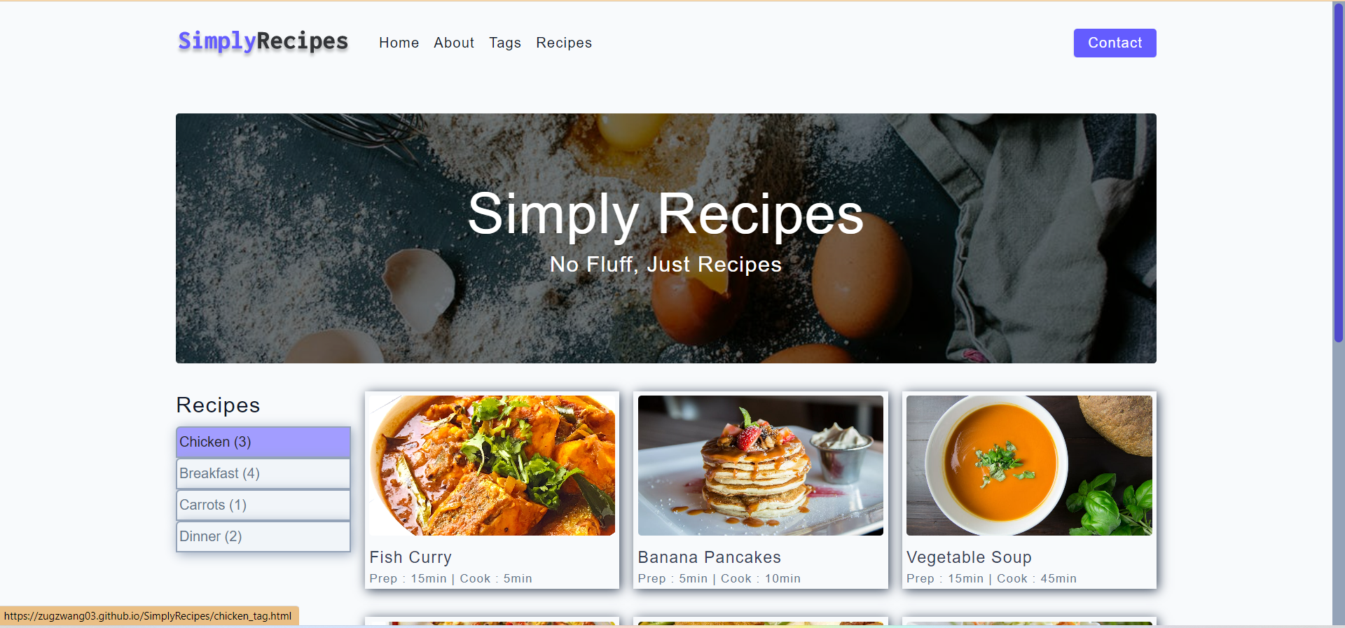 Add My Recipes Website · Issue 850 · Astrodevil Zerooctave Javascript Projects · Github