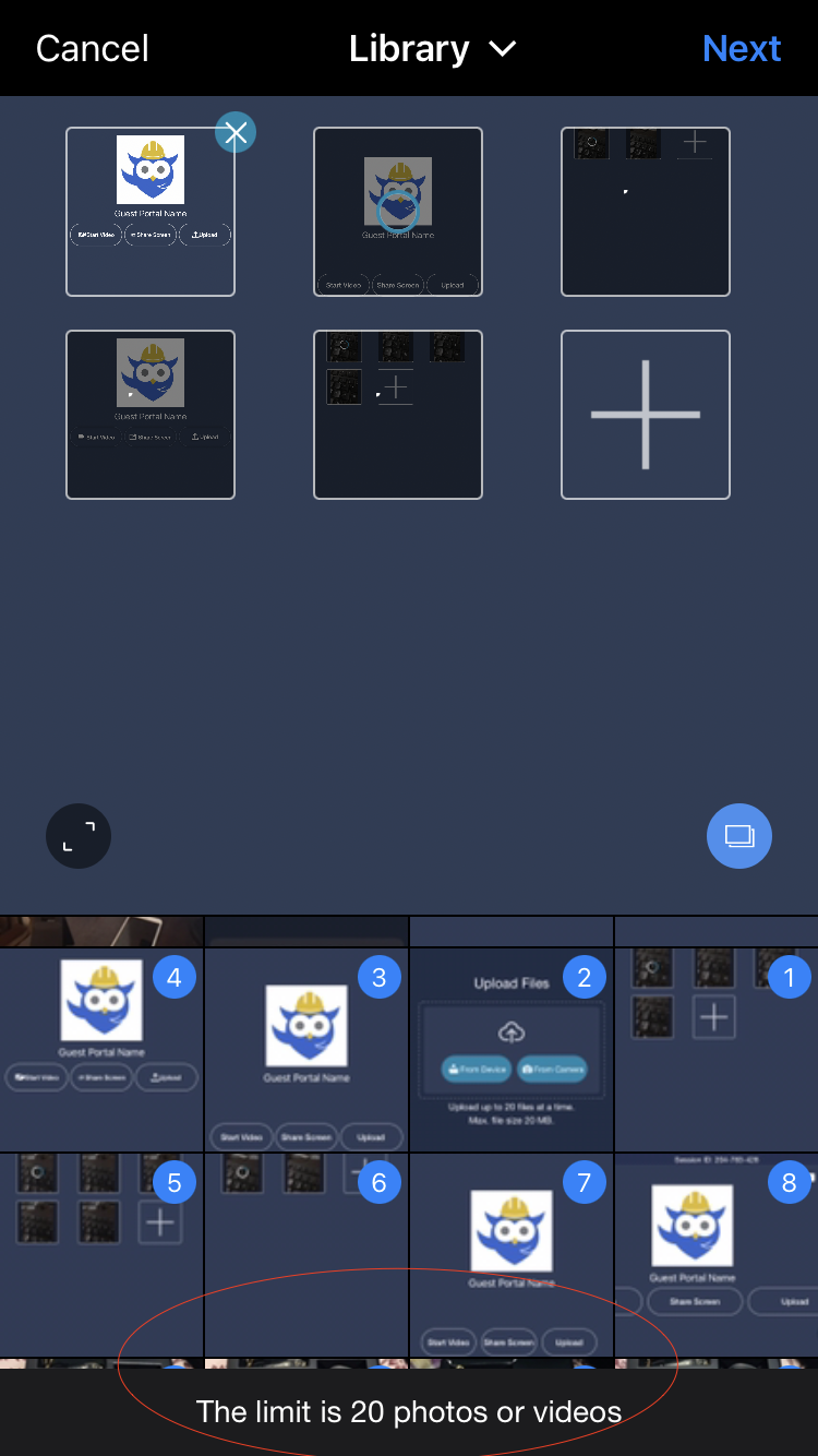 Can I Change Image limit text like The limit is 20 Images or video · Issue #729 · Yummypets ...