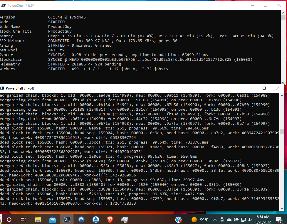 Blockchain "synced" is too sticky in Ironfish Status. Does not clear when sync is lost · Issue ...