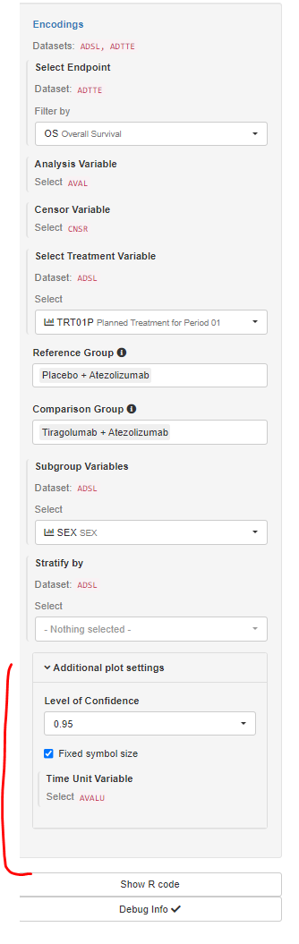 Selection of method in tm_g_forest_tte · Issue #577 · insightsengineering/teal.modules.clinical ...