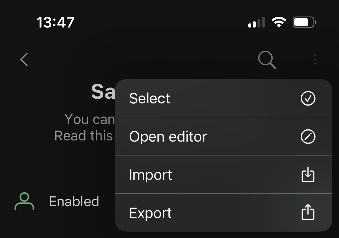 Bring 3 dot menu (kebab) in-line with iOS expectations · Issue #1996 ...