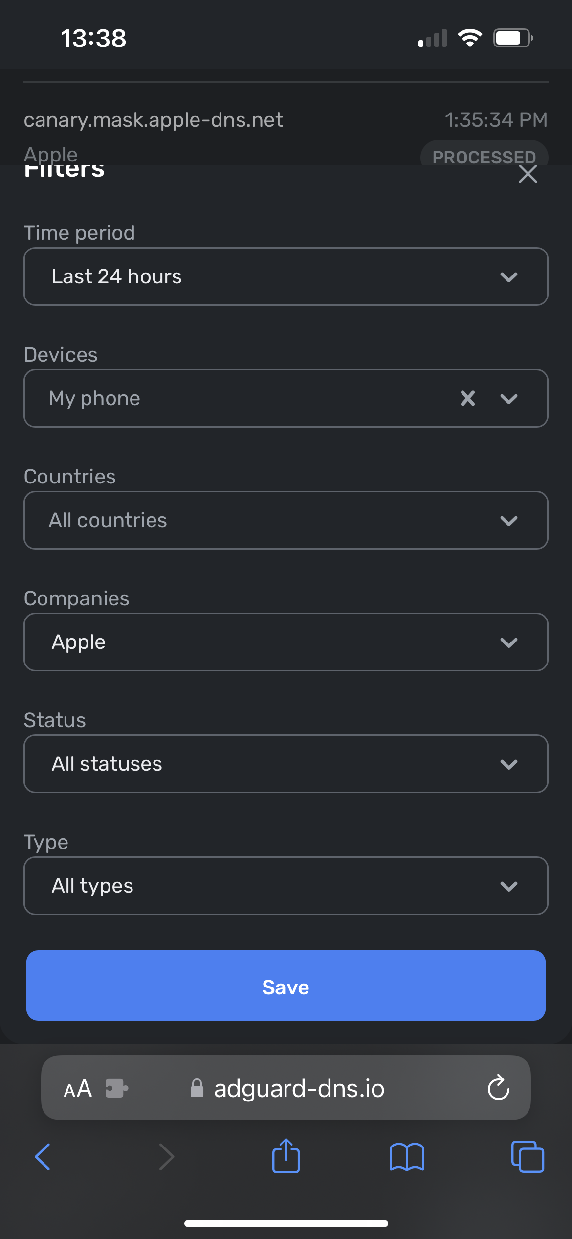 Query log filter selection auto-update · Issue #291 · AdguardTeam/AdGuardDNS · GitHub