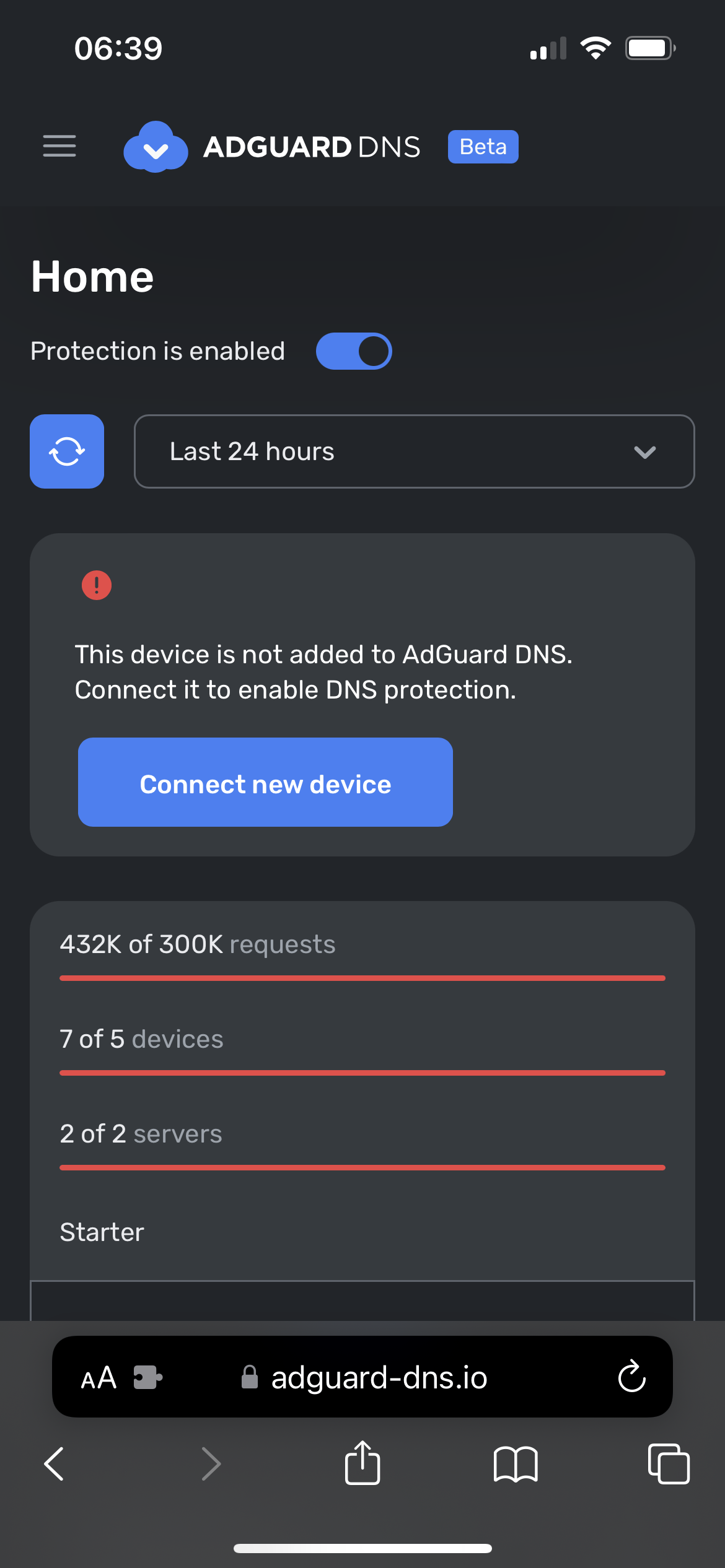 "This device is not added to AdGuard DNS" · Issue #280 · AdguardTeam/AdGuardDNS · GitHub