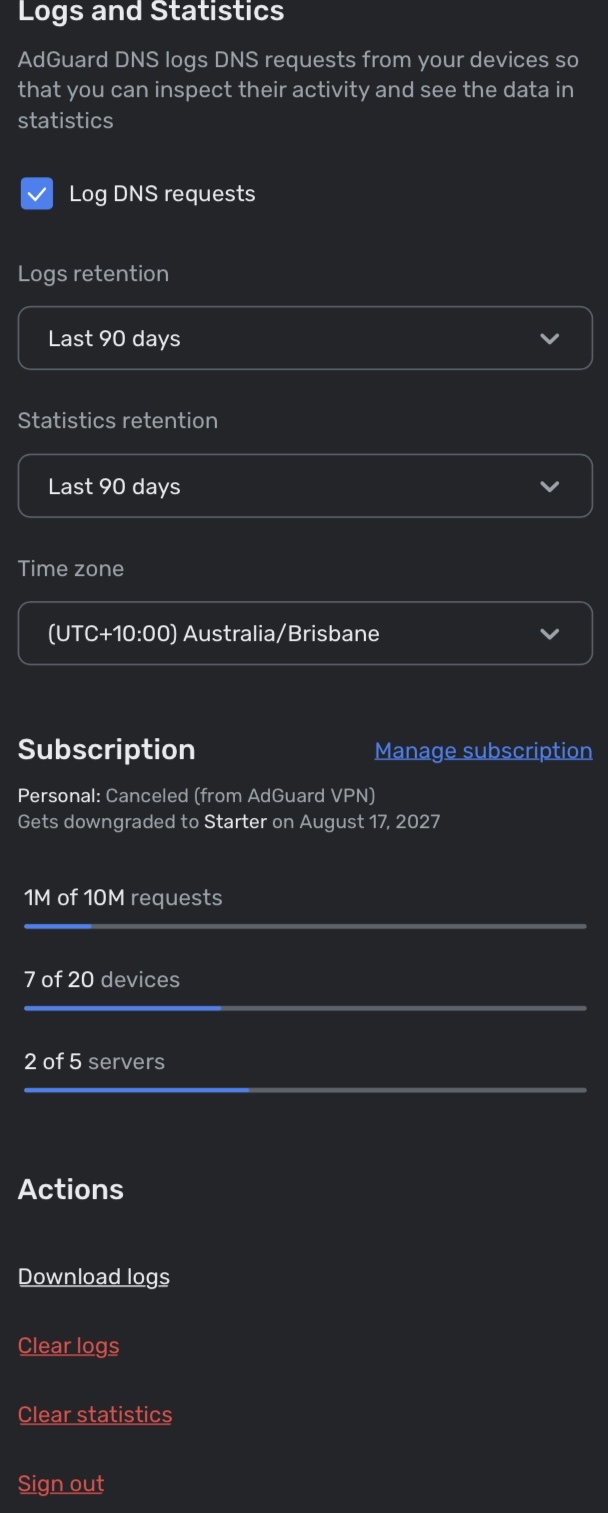 Rename e-mail button to settings · Issue #346 · AdguardTeam/AdGuardDNS · GitHub