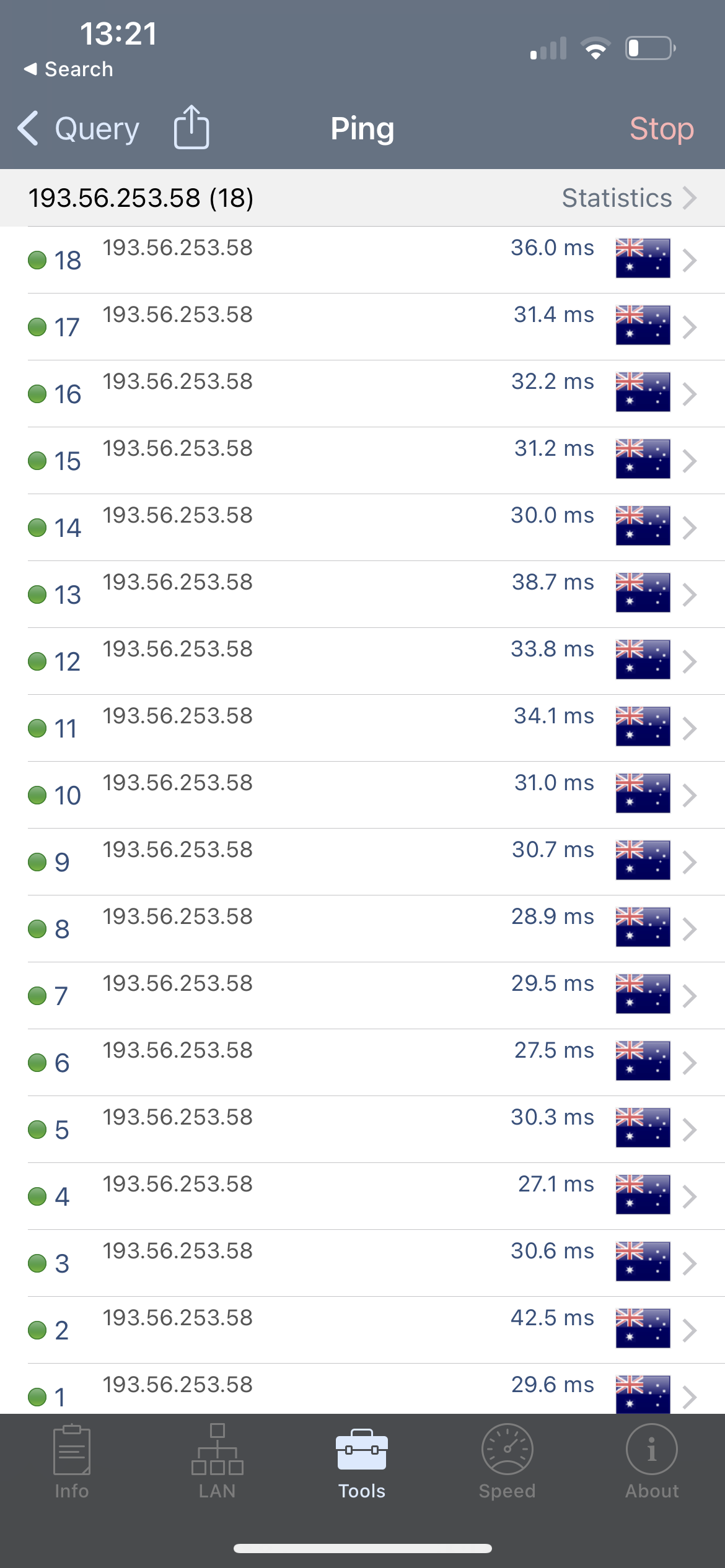 Ping to closest server (Sydney) is excessively higher than normal ...