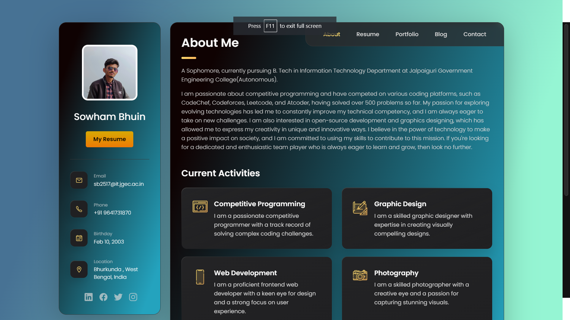 GitHub - Sowham-3098/SB_Decoder_Portfolio: Welcome to my portfolio ...