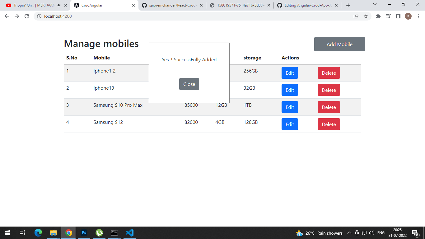 GitHub - saipremchander/Angular-Crud-App-JSON-Server