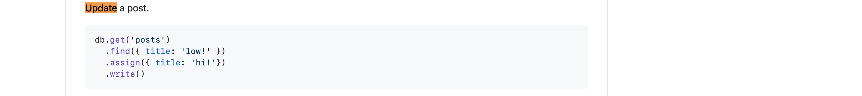 Strange behaviour on update · Issue #432 · typicode/lowdb · GitHub