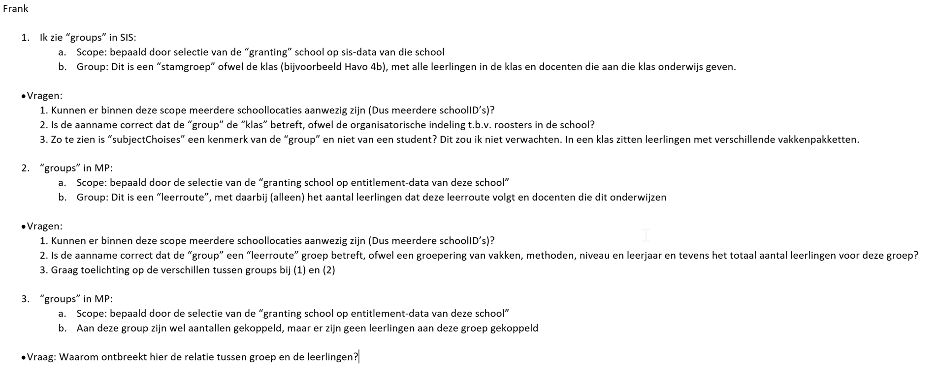 Groups Design Datastructure · Issue 18 · Stichtingsem Ecosystem · Github
