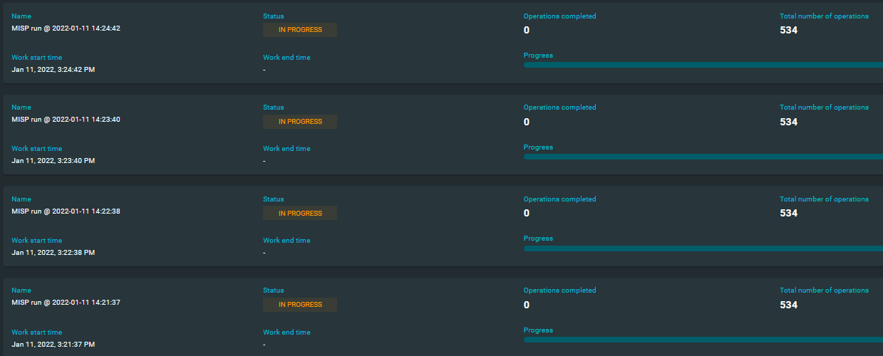 MISP connector fetches the same event numerous times when publish_timestamp attribute is used ...