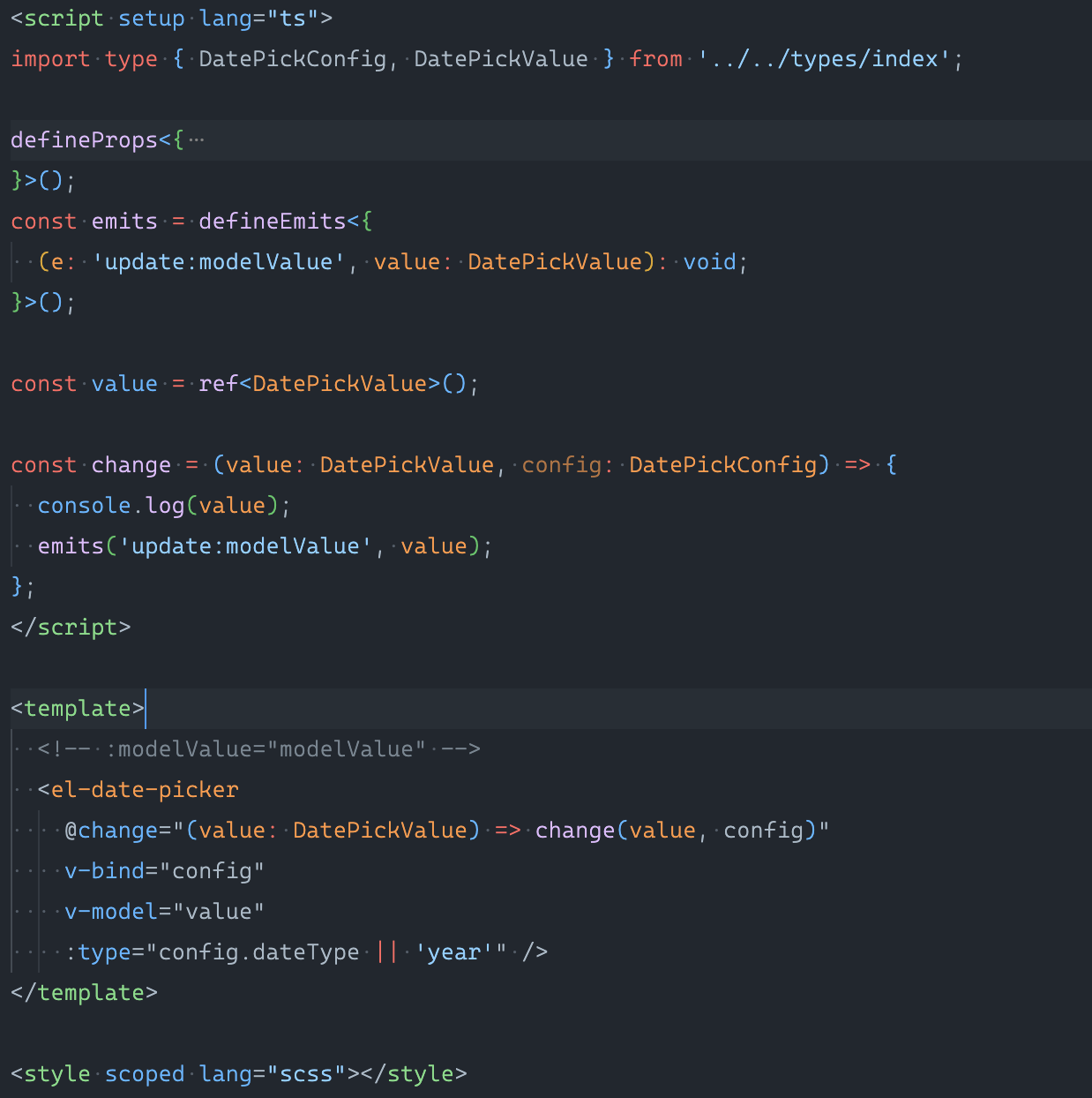 [Component] [date-picker] [model-value] not trigger change event · Issue #10904 · element-plus ...