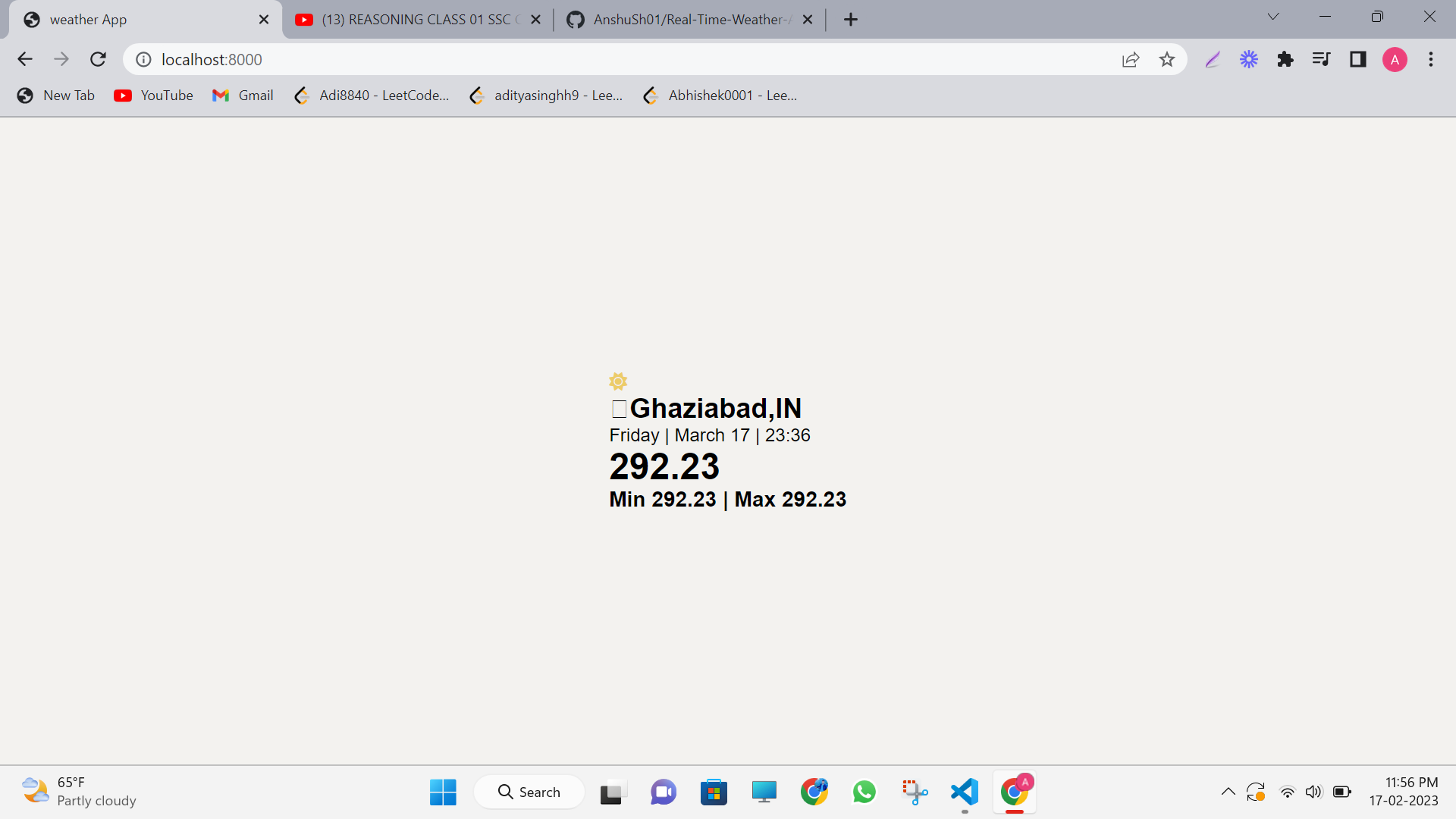 GitHub - AnshuSh01/Real-Time-Weather-App
