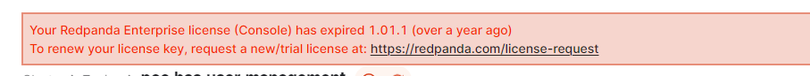 How can I disable the license expiration warning? · Issue #644 · redpanda-data/console · GitHub
