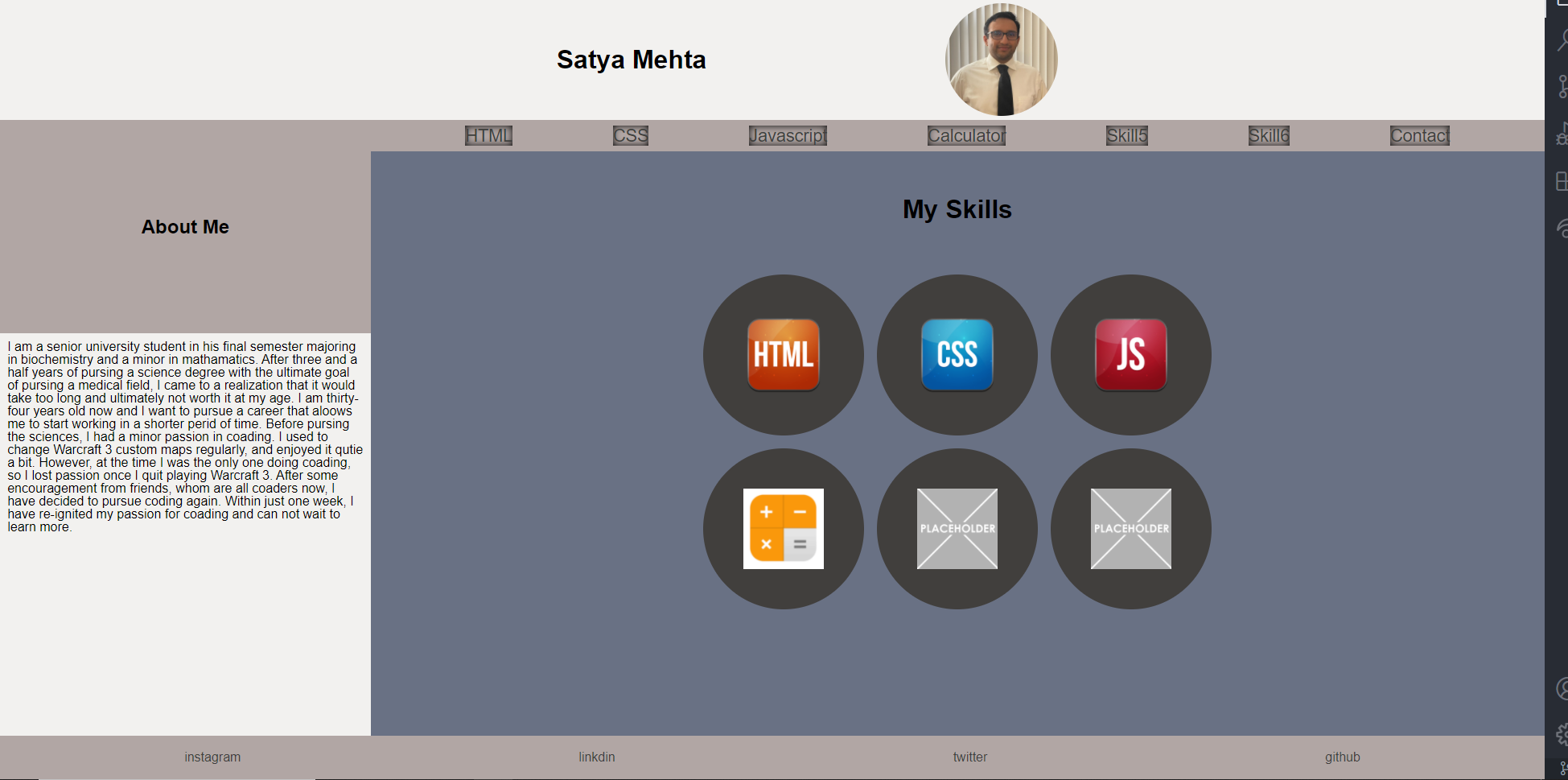 GitHub - SatyaHMehta/Project-Portfolio: Project portfolio containing my bio, contact information ...